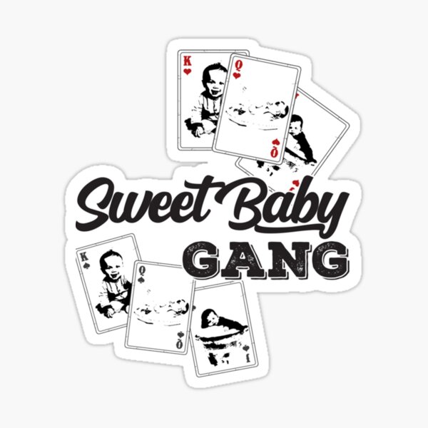 "Sweet Baby Gang " Sticker for Sale by RetroCults | Redbubble