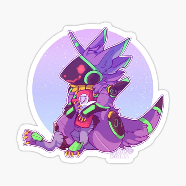"Protogen.robot, protogen,GIFS " Sticker for Sale by TangsleyDesigns ...