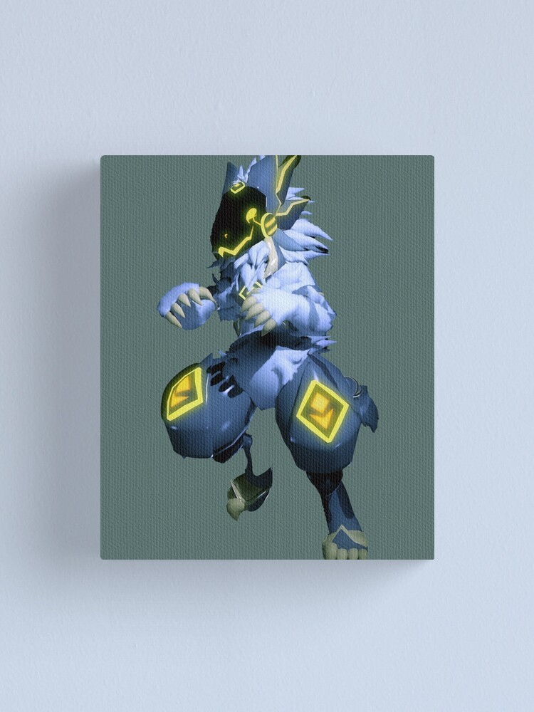 "Protogen.robot, protogen,GIFS " Canvas Print for Sale by ...