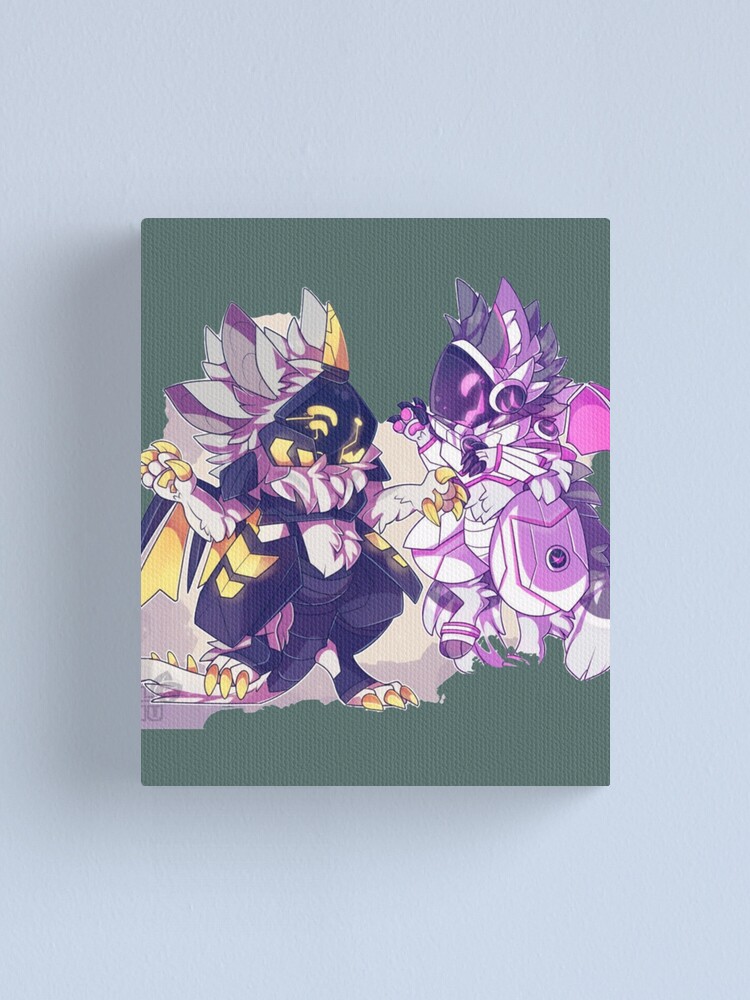 "Protogen.robot, protogen,GIFS " Canvas Print by TangsleyDesigns ...