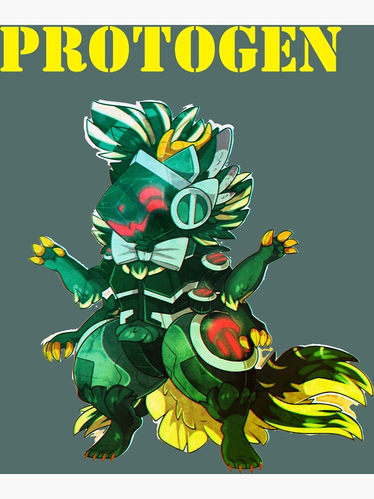 "Protogen.robot, protogen,GIFS " Art Print by TangsleyDesigns | Redbubble