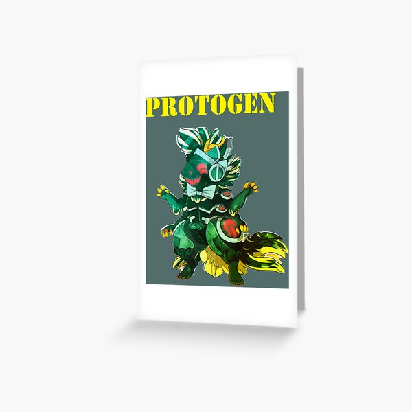 "Protogen.robot, protogen,GIFS " Greeting Card for Sale by ...