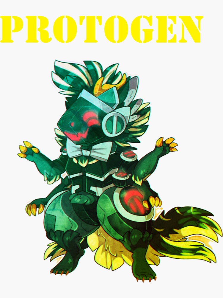 Pegatina «Protogen.robot, protogen, GIFS» de TangsleyDesigns | Redbubble