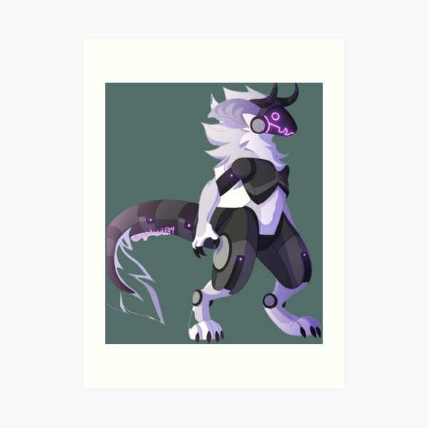 "Protogen.robot, protogen,GIFS " Art Print for Sale by TangsleyDesigns ...