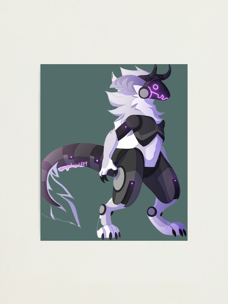 "Protogen.robot, protogen,GIFS " Photographic Print for Sale by ...