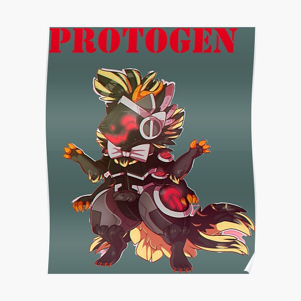 "Protogen.robot, protogen,GIFS " Poster for Sale by TangsleyDesigns ...