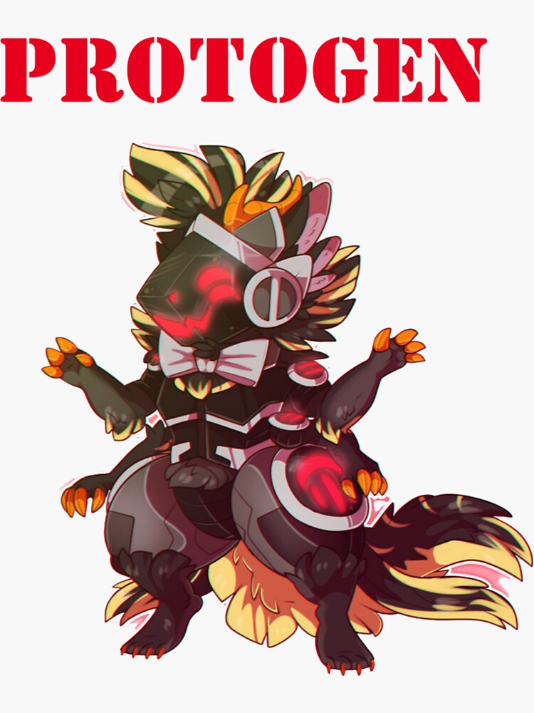 "Protogen.Roboter, Protogen,GIFS" Sticker von TangsleyDesigns | Redbubble