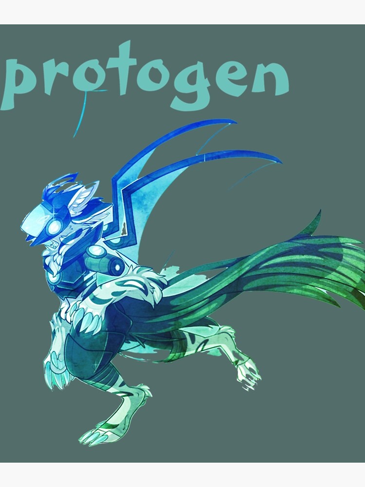 "Protogen.robot, protogen,GIFS " Metal Print by TangsleyDesigns | Redbubble