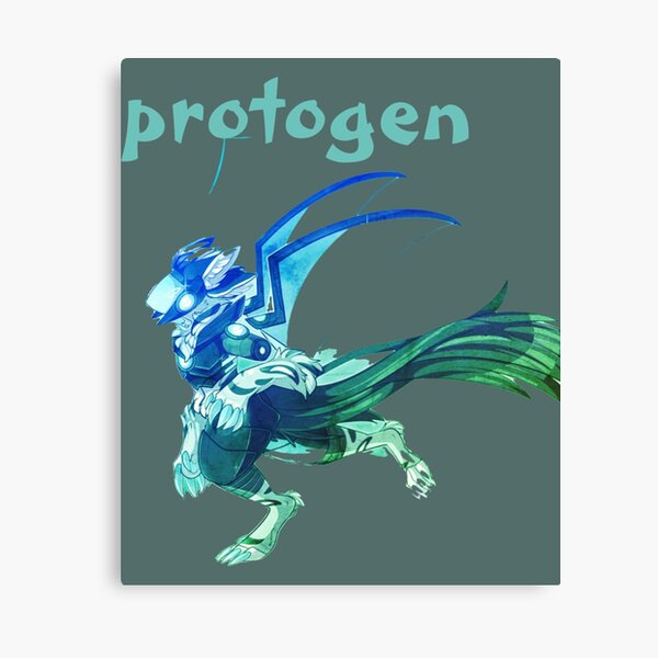 "Protogen.robot, protogen,GIFS " Canvas Print for Sale by ...