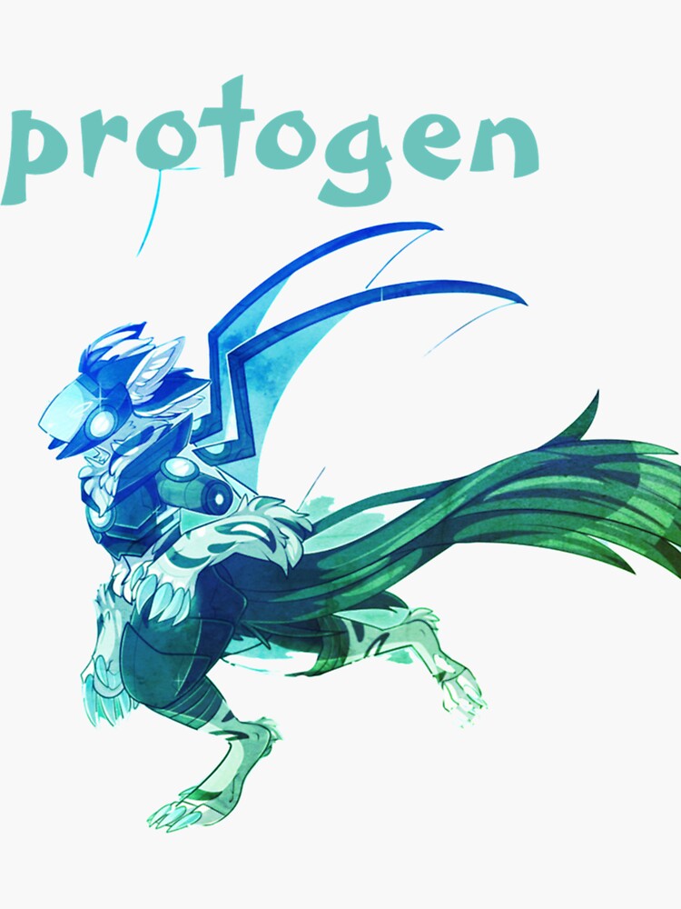 Pegatina «Protogen.robot, protogen, GIFS» de TangsleyDesigns | Redbubble