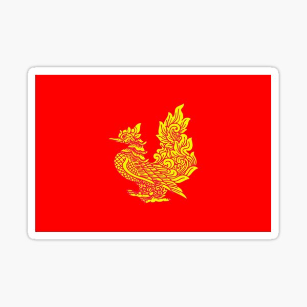 "Flag of Mon State" Sticker for Sale by mo91 | Redbubble