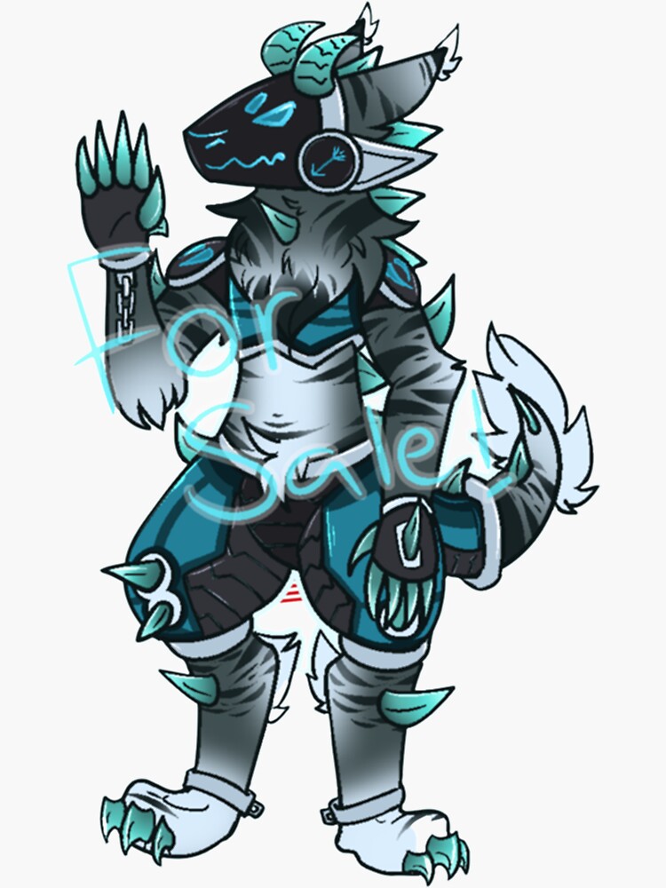 "Protogen.robot, protogen,GIFS Essential " Sticker for Sale by ...