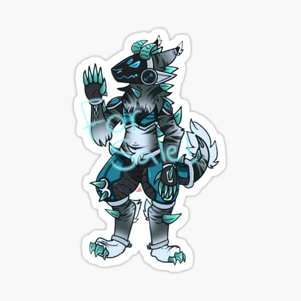 "Protogen.robot, protogen,GIFS Essential " Sticker for Sale by ...