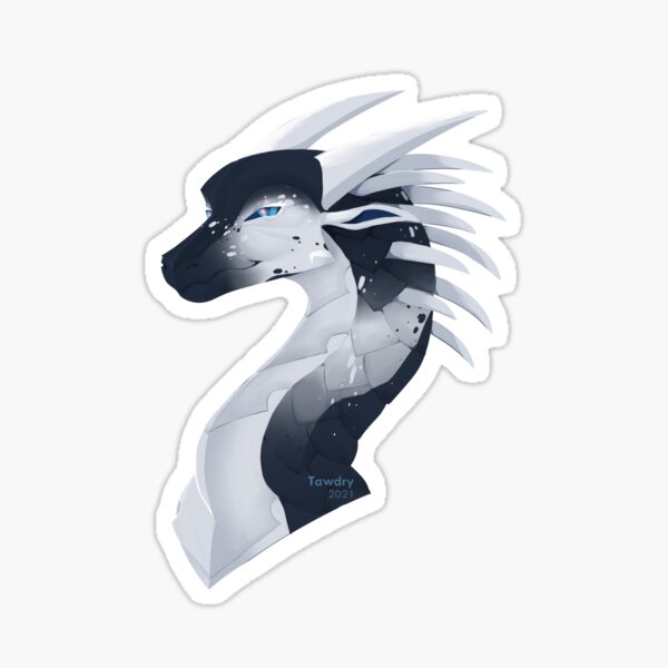 "Whiteout | WoF / Wings of Fire Sticker" Sticker for Sale by Tawdry ...