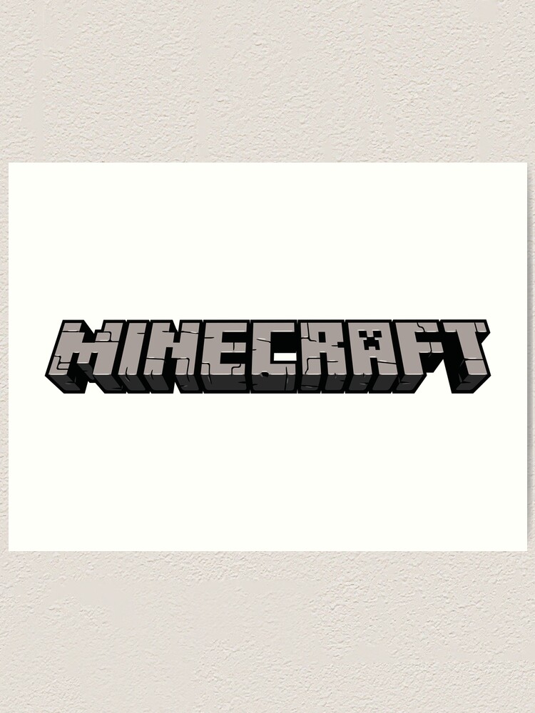 "Minecraft Logo" Art Print for Sale by Max-dsign | Redbubble
