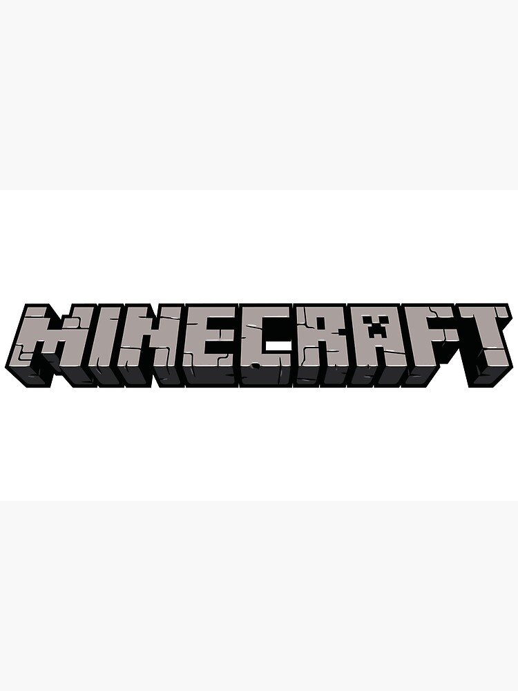 "Minecraft Logo" Poster for Sale by Max-dsign | Redbubble