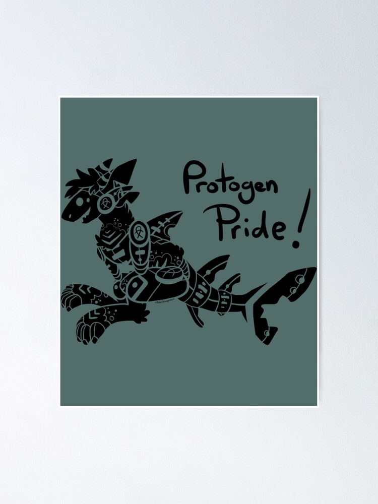"Tobu Protogen Pride " Poster for Sale by TangsleyDesigns | Redbubble