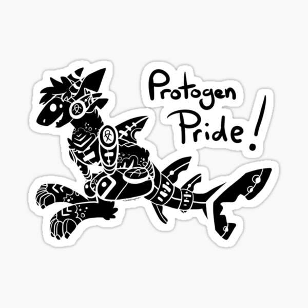 "Tobu Protogen Pride " Sticker for Sale by TangsleyDesigns | Redbubble