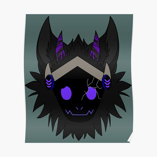 "tomee the protogen " Poster for Sale by TangsleyDesigns | Redbubble