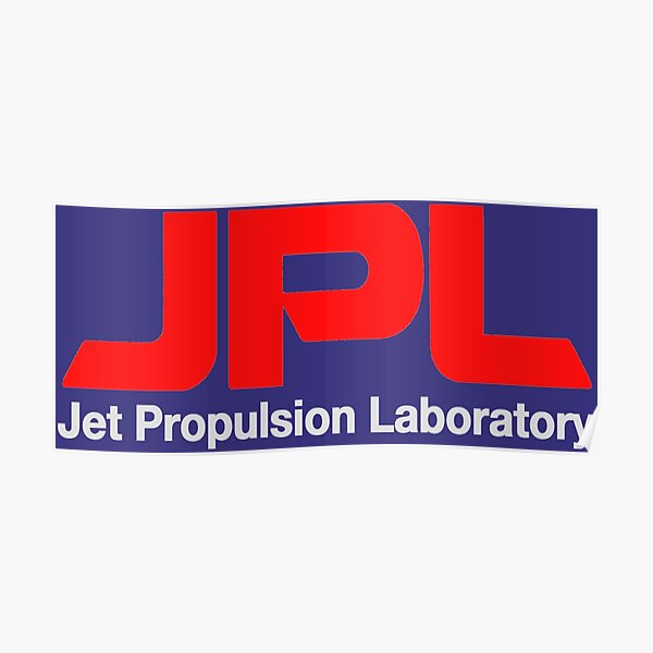 "Jet Propulsion Laboratory (JPL) Logo for Dark Colors ONLY" Poster for ...
