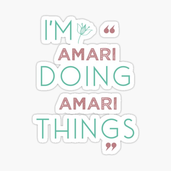 "Name AMARI-I'm AMARI Doing AMARI Things Birthday Gift Idea ...