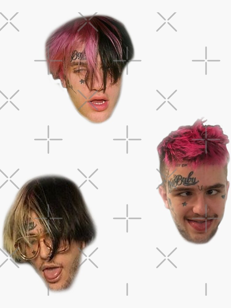 "Lil peep faces" Sticker for Sale by Tumfei | Redbubble