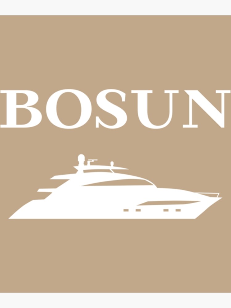 "Bosun Chief Second Third Stew Yachtie Fitted Scoop " Poster for Sale ...