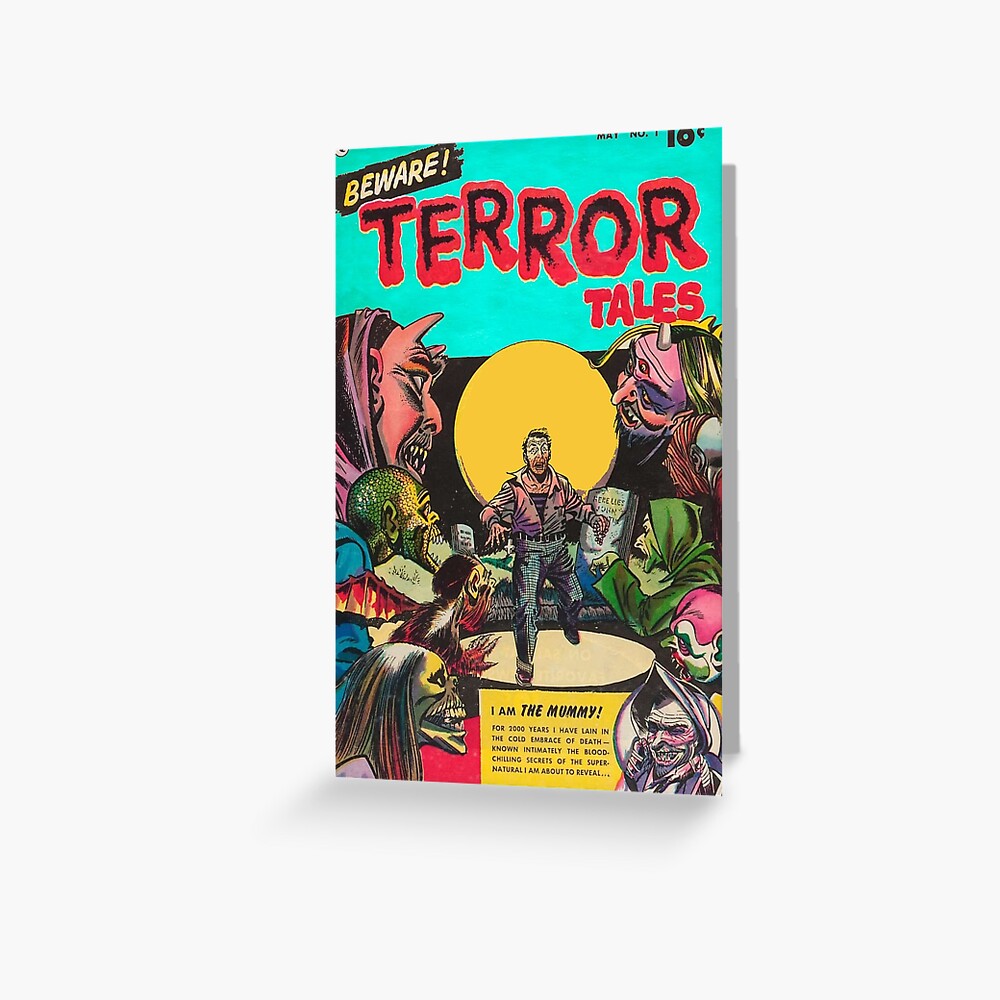 "BEWARE! TERROR TALES #1 Retro Vintage Horror Vintage Comic Book ...