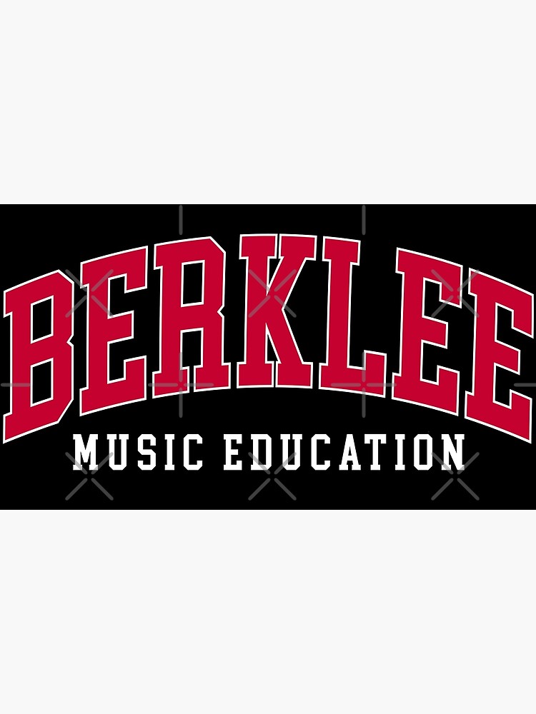 berklee music education - college font curved Premium Matte Vertical ...