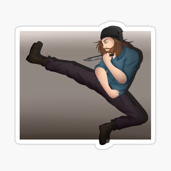 "TWD Jesus" Sticker by Bethabomb | Redbubble