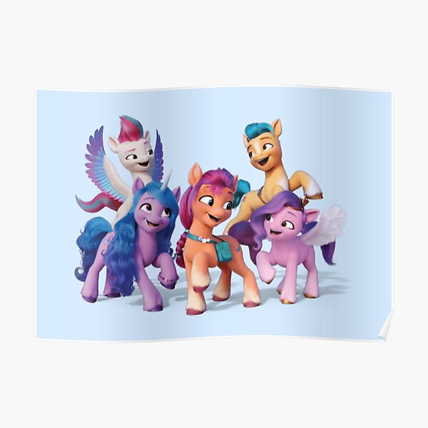 "My Little Pony A New Generation" Poster for Sale by Design-Mode ...