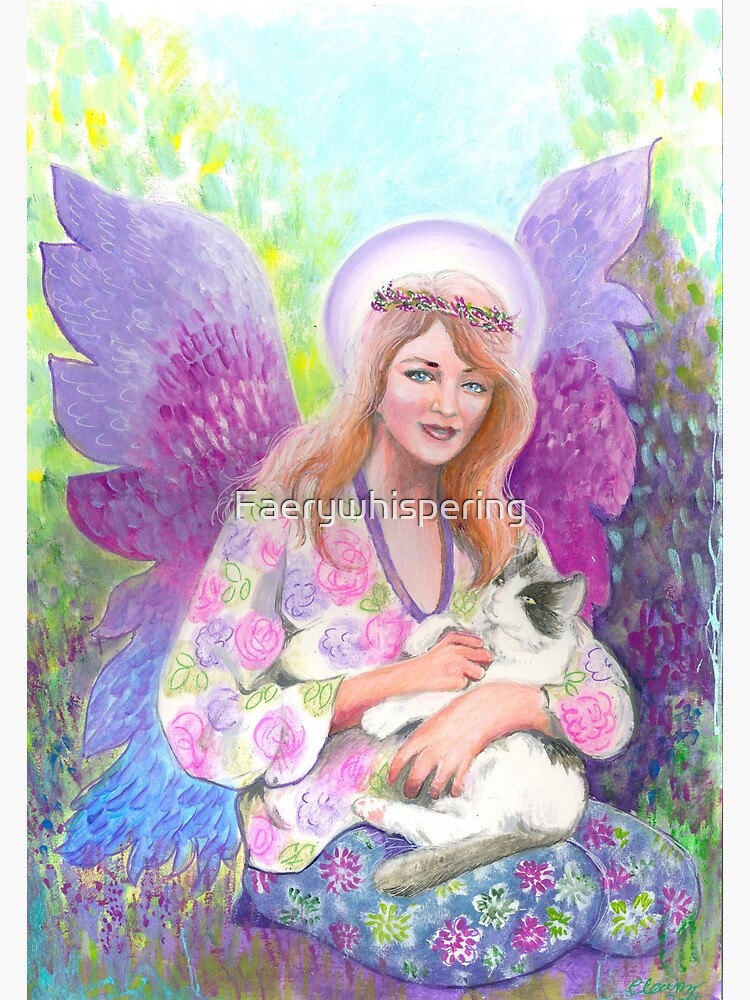 "Archangel Ariel - Angel of Nature" Poster for Sale by Faerywhispering ...