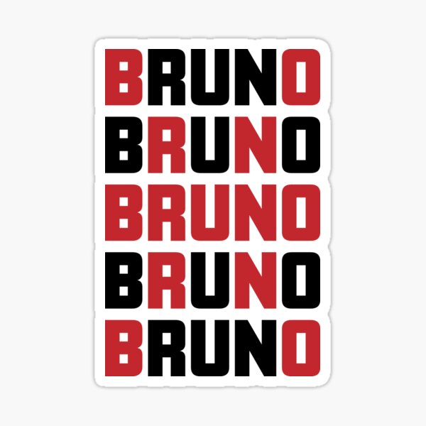 "Bruno" Sticker by impixel | Redbubble