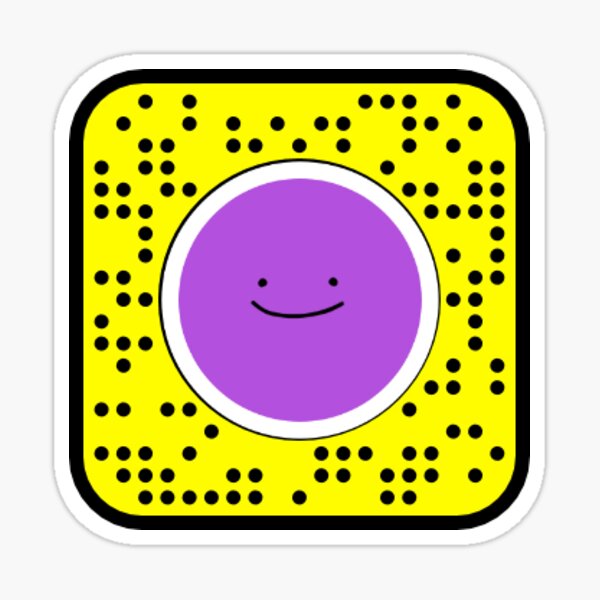 "Ditto Lens Original Scannable Snapcode Sticker" Sticker for Sale by ...