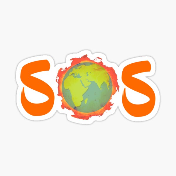 "SOS - Save our Earth - Save our Souls" Sticker for Sale by madrigenum ...