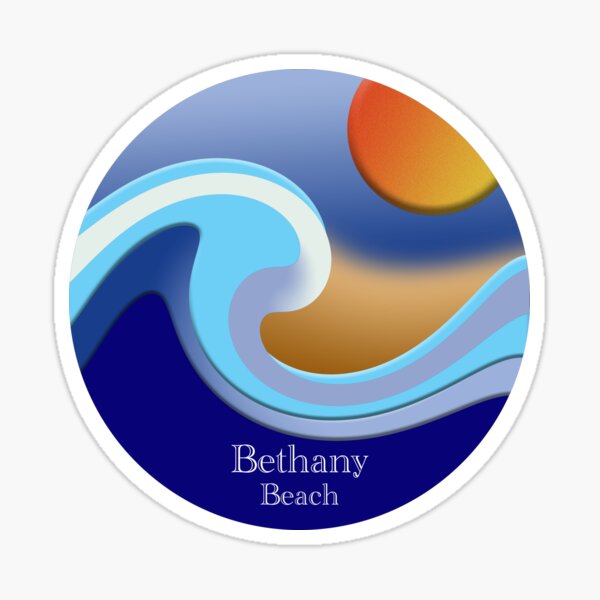"Bethany Beach Delaware" Sticker for Sale by PRNTDADZ | Redbubble