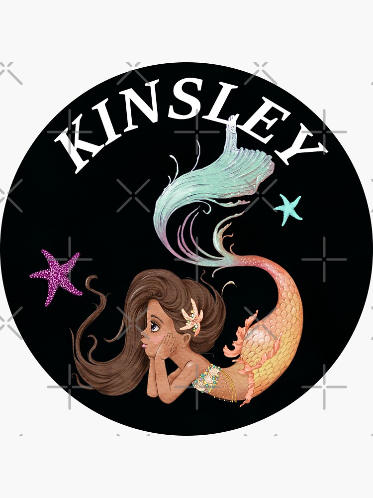 "Personalized Mermaid Stickers Kinsley - Under the sea mermaids ...