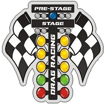 "drag racing tree lights" Sticker for Sale by lacm2020 | Redbubble