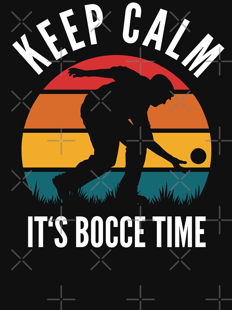 "Funny Bocce Balls Player-Boules Team" Essential T-Shirt for Sale by ...