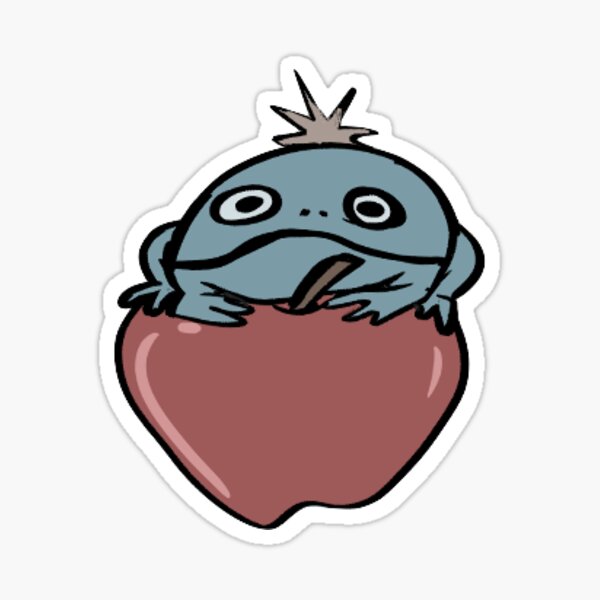"Apple Frog" Sticker for Sale by Regularsweater | Redbubble