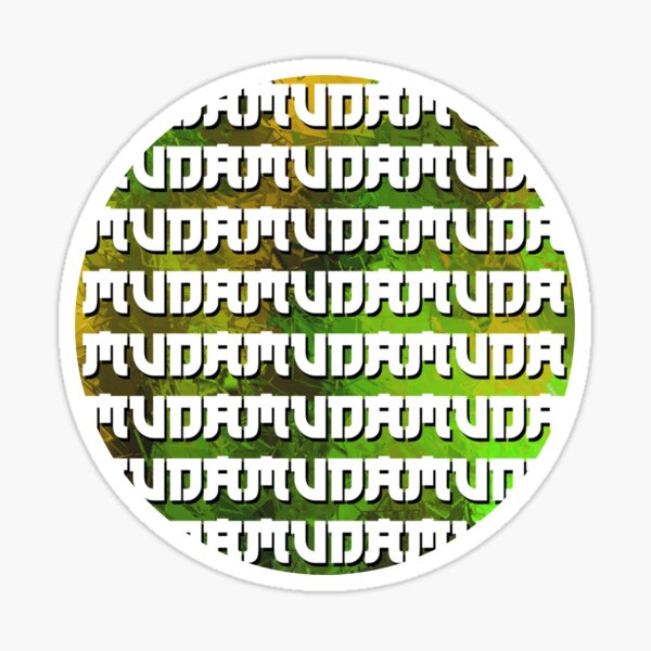 "MUDAMUDAMUDA" Sticker for Sale by LumiSkullgurl | Redbubble