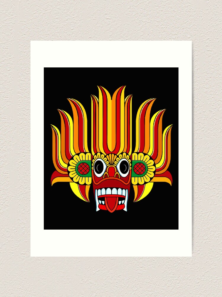 "Sri Lanka traditional Yaka Mask Mask " Art Print for Sale by 4you-shop ...