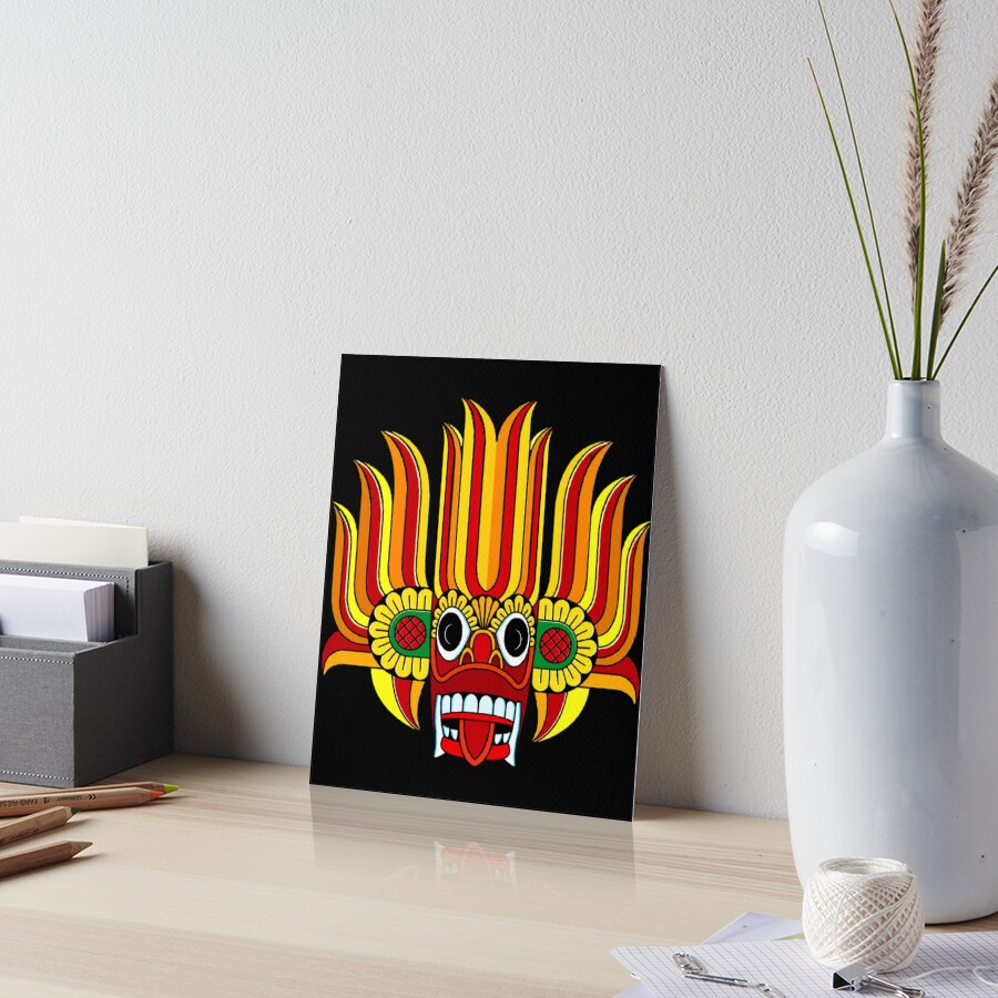 "Sri Lanka traditional Yaka Mask Mask " Art Print for Sale by 4you-shop ...