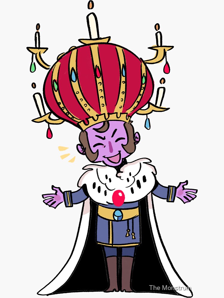 "Your King, Gristol Malik!" Sticker for Sale by ThePharrow | Redbubble