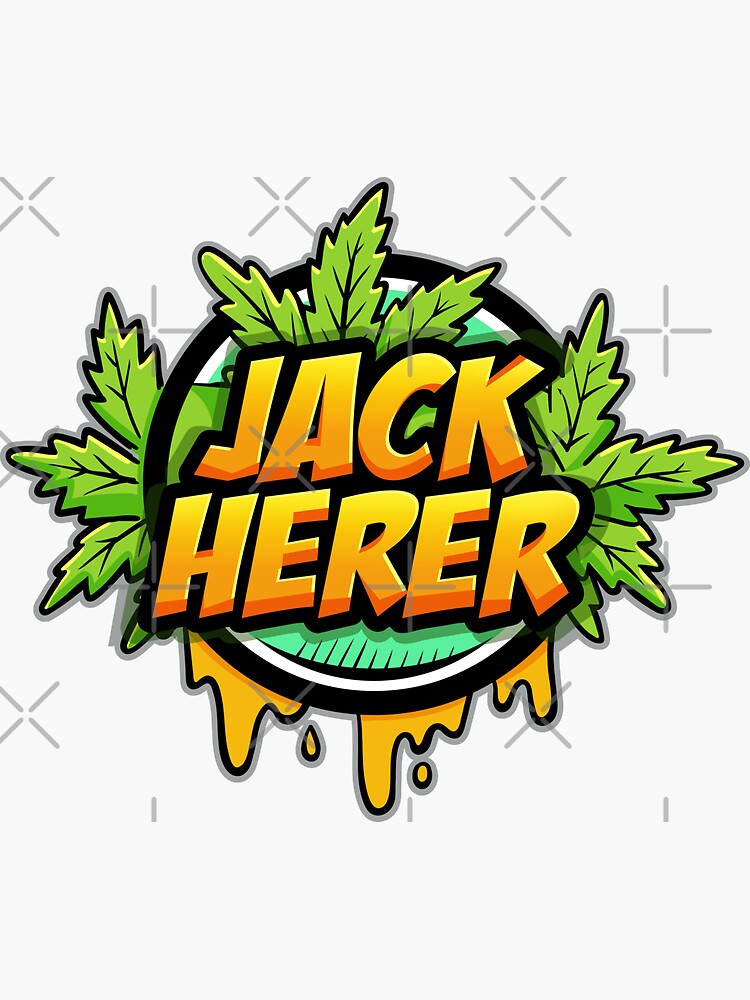 "Jack Herer" Sticker for Sale by freshartdesigns | Redbubble