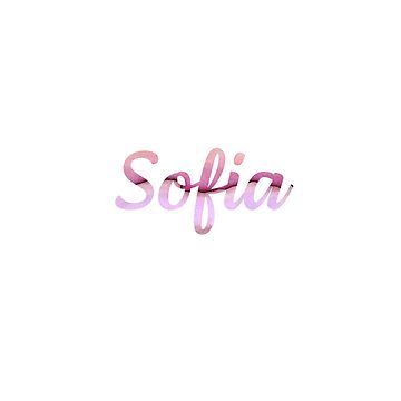 Sofia Name In Purple