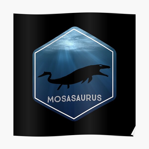 "Mosasaurus - Dinosaur" Poster by charlielim-87 | Redbubble