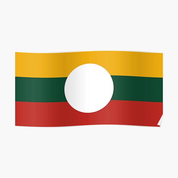 "Flag of the Shan State" Poster by mo91 | Redbubble