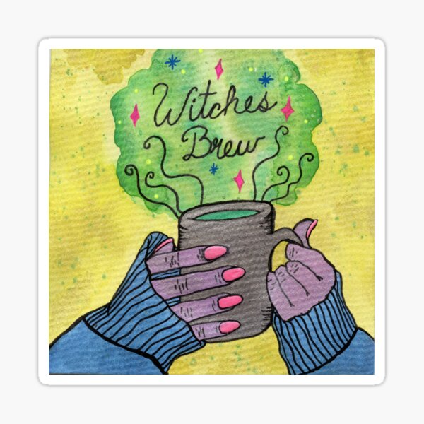 "Witches Brew " Sticker for Sale by BrittanyPittser | Redbubble