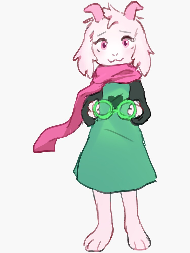 "Cute Ralsei - Deltarune Chapter 2" Sticker for Sale by agentcake ...